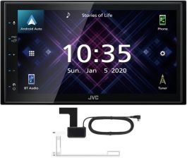 Audio Visual World - JVC KW-V820BT - Double Din head unit with 6.8" Detachable Touch screen ...